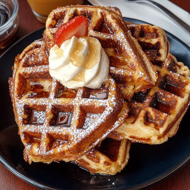 French Toast Waffles My Tasteful Recipes