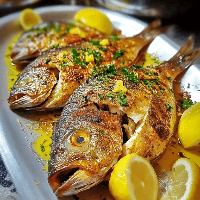 Oven Baked Whole Yellowtail Snapper - My Tasteful Recipes