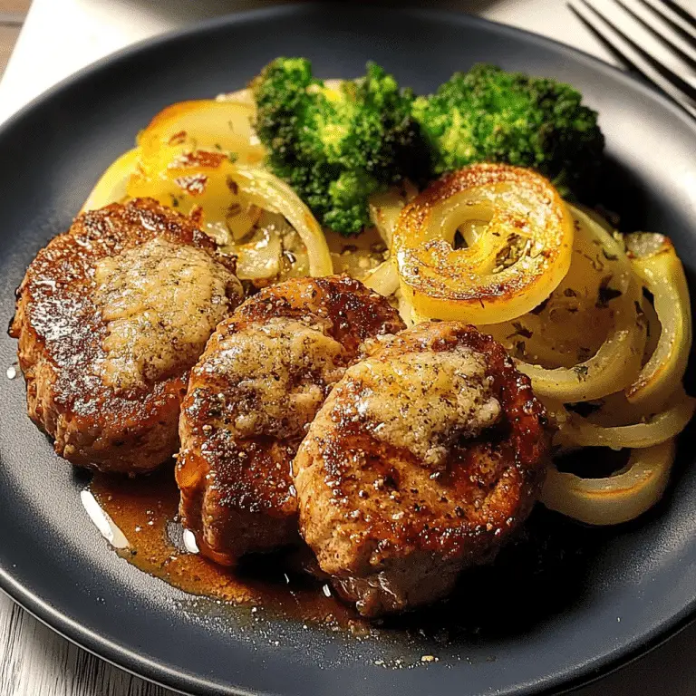 Parmesan Beef Medallions