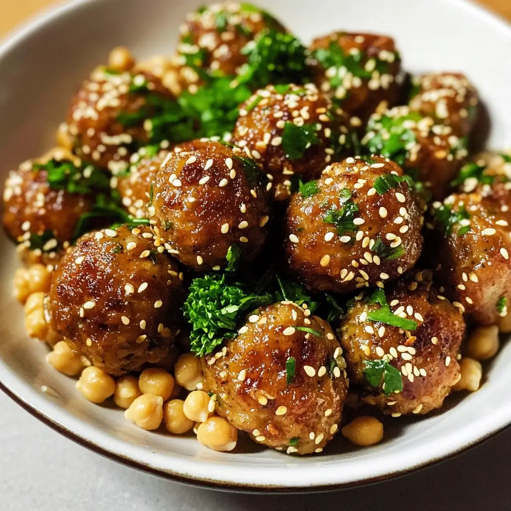 Vegetarian Sesame Chickpea Meatballs Recipe - My Tasteful Recipes
