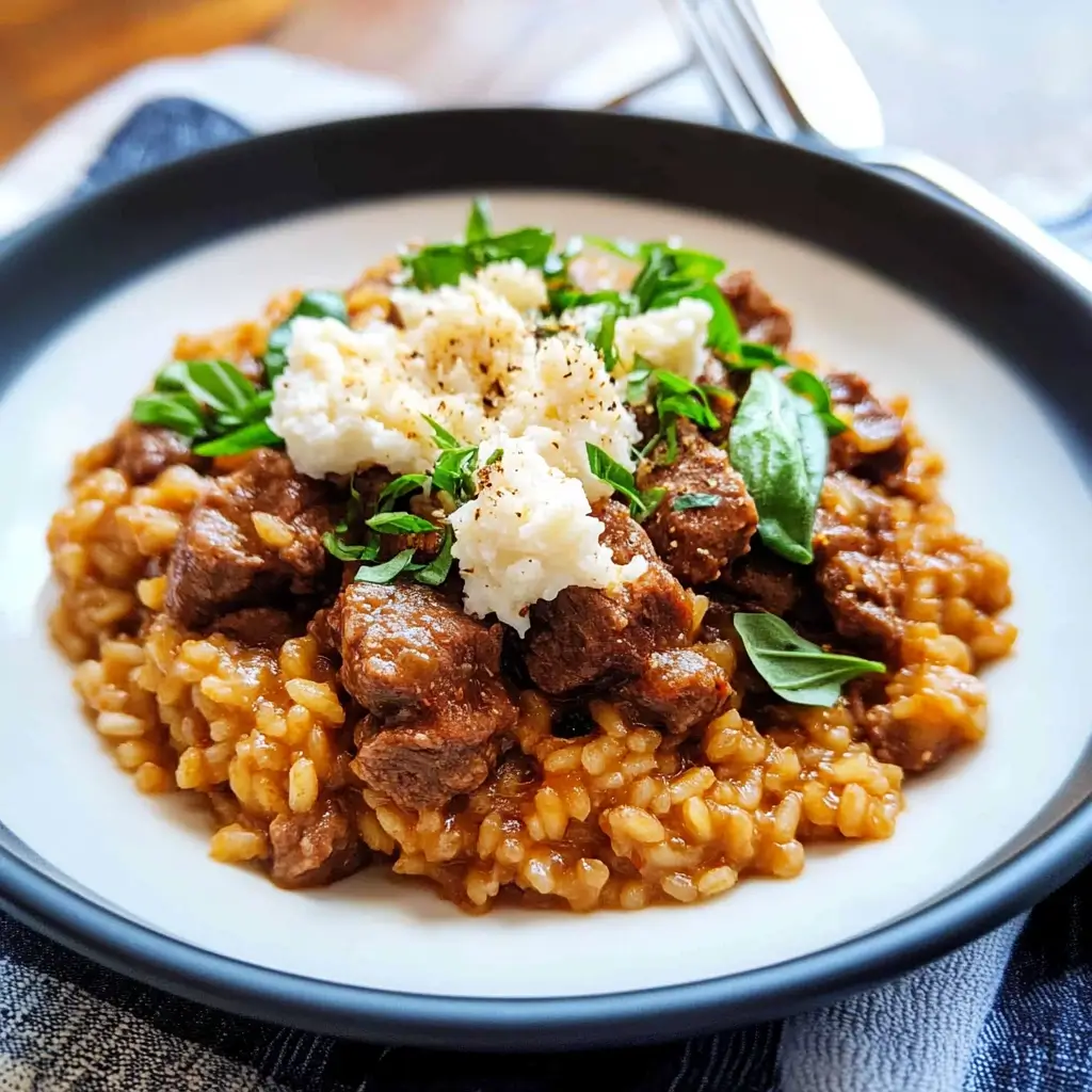 Perfect Beef Risotto Recipe - My Tasteful Recipes