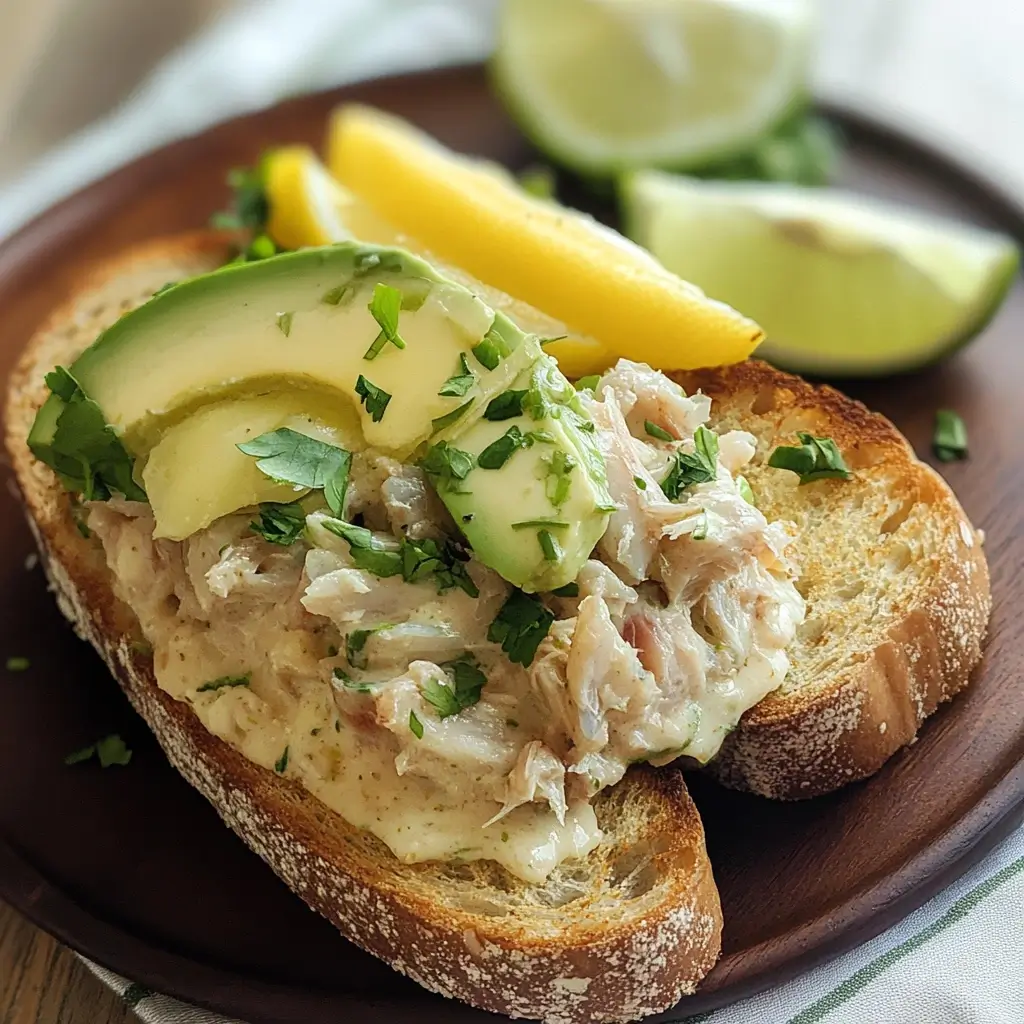 California Open-Faced Tuna Melt Recipe - My Tasteful Recipes