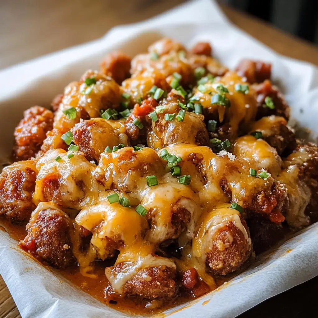 Chili Cheese Glizzy Tots Recipe - My Tasteful Recipes