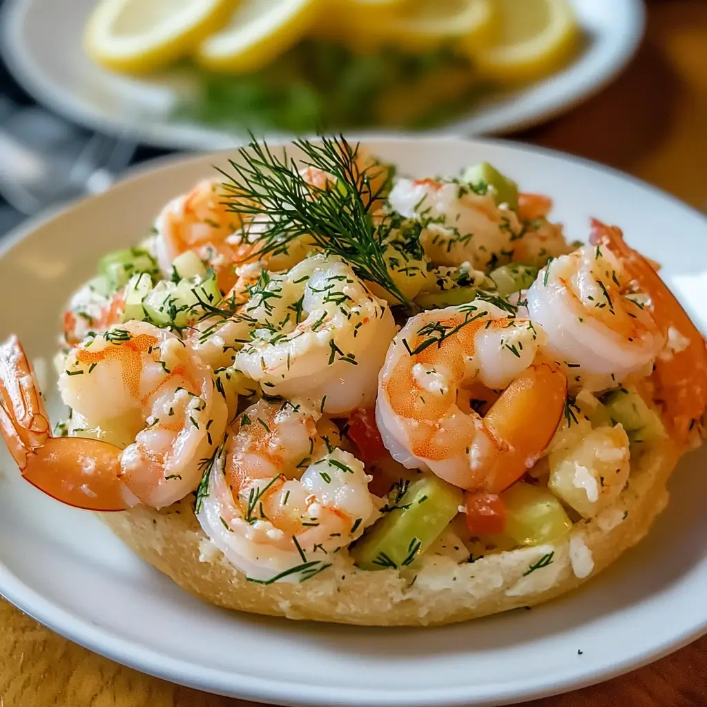 Chilled Shrimp Salad with Dill Recipe - My Tasteful Recipes