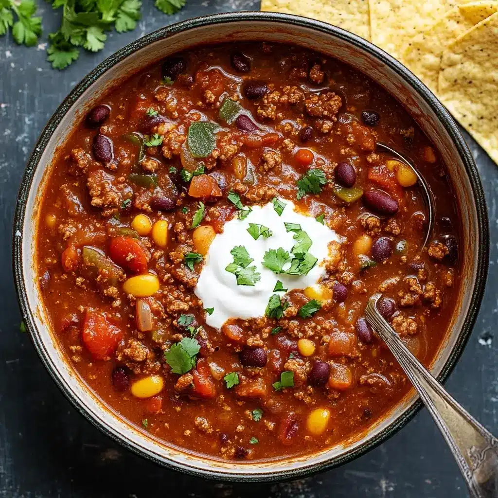 Easy Weeknight Chili Recipe - My Tasteful Recipes