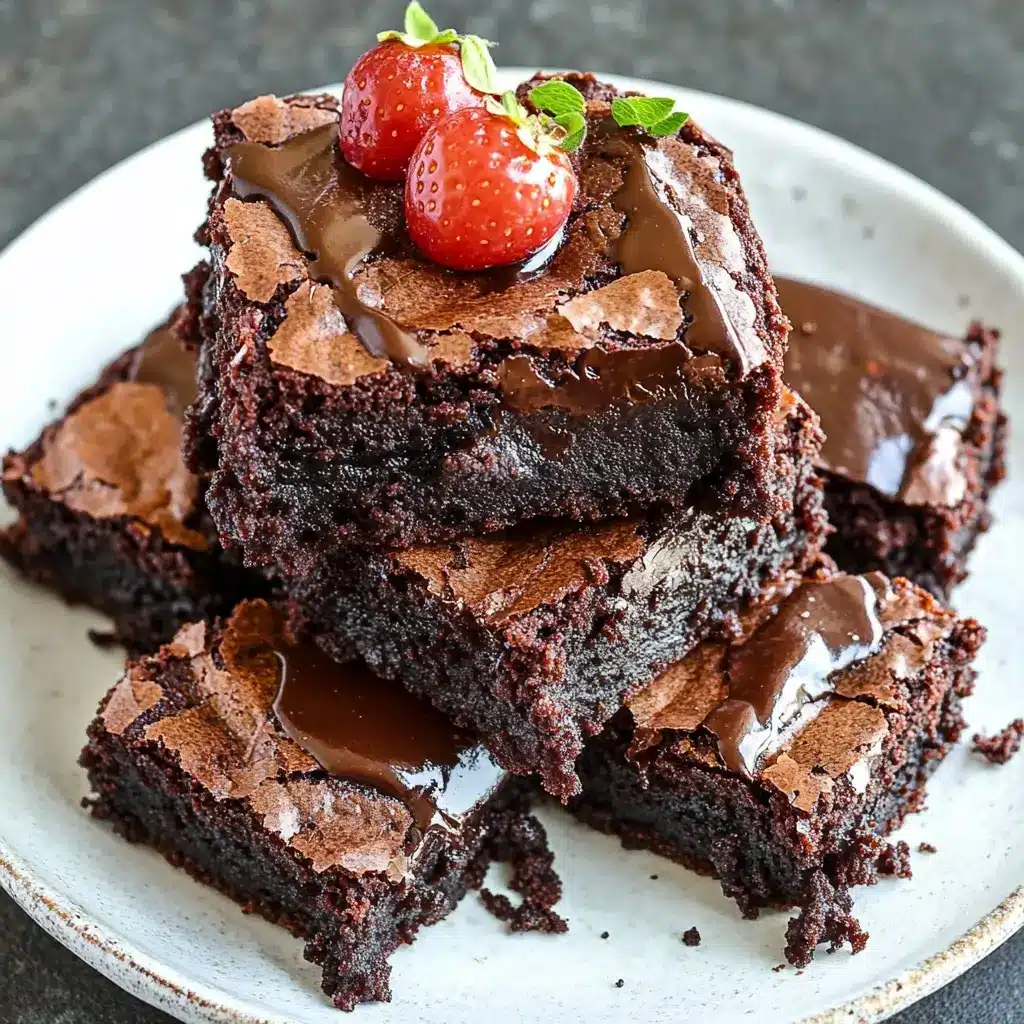 Easy Zero Sugar Brownies with Greek Yogurt Recipe - My Tasteful Recipes