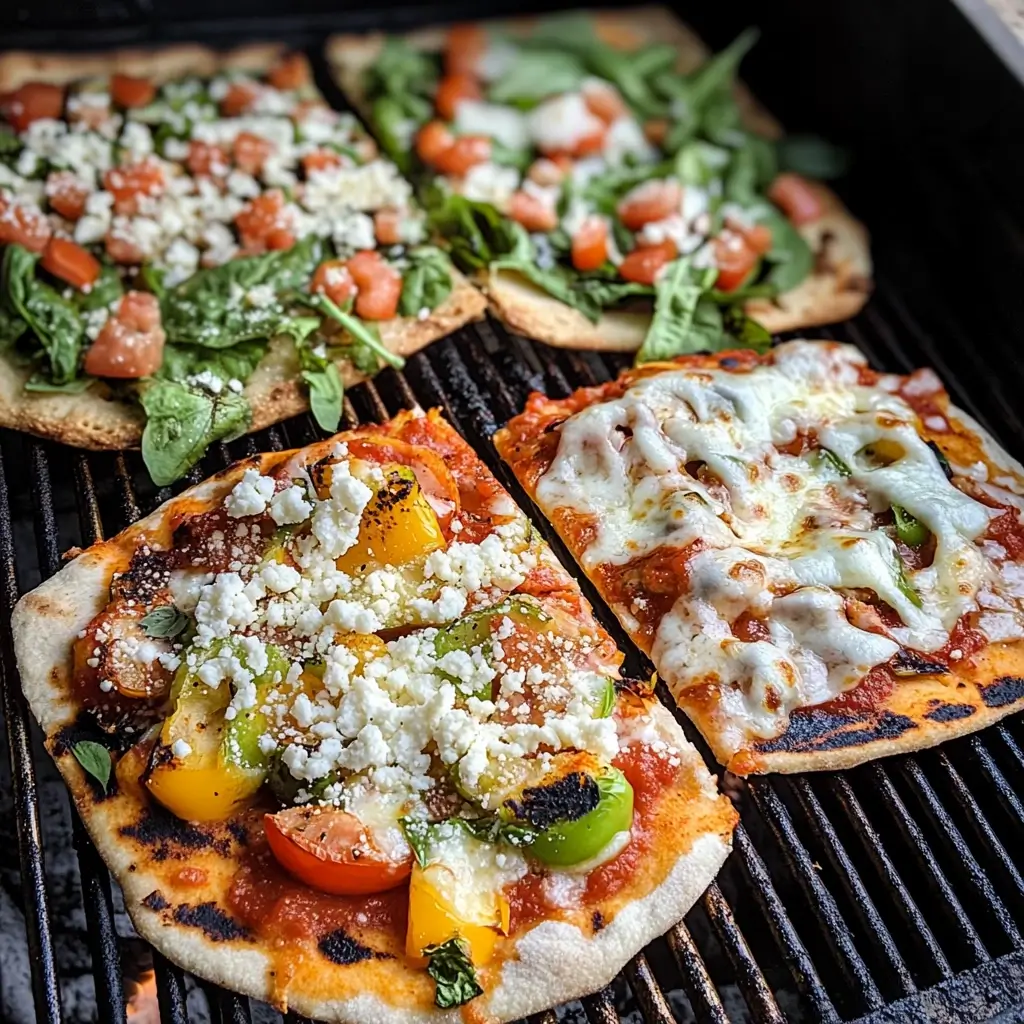 Grilled Flatbread Pizza Recipe - My Tasteful Recipes