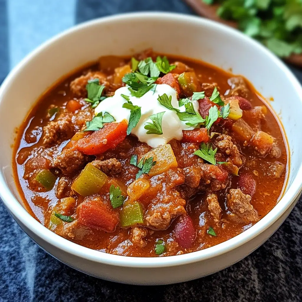 Beef & Chorizo Chili Recipe - My Tasteful Recipes