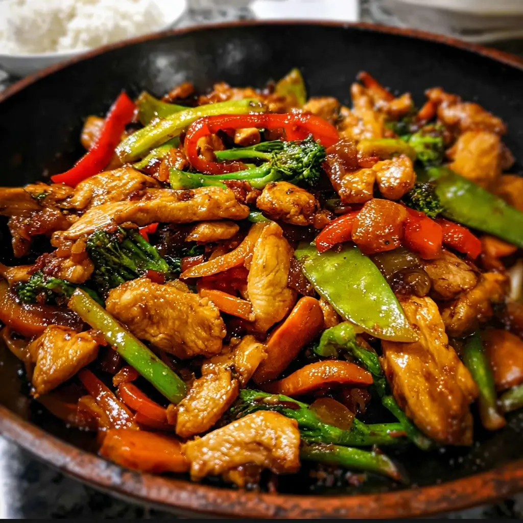 Firecracker Chicken Stir-Fry Recipe - My Tasteful Recipes