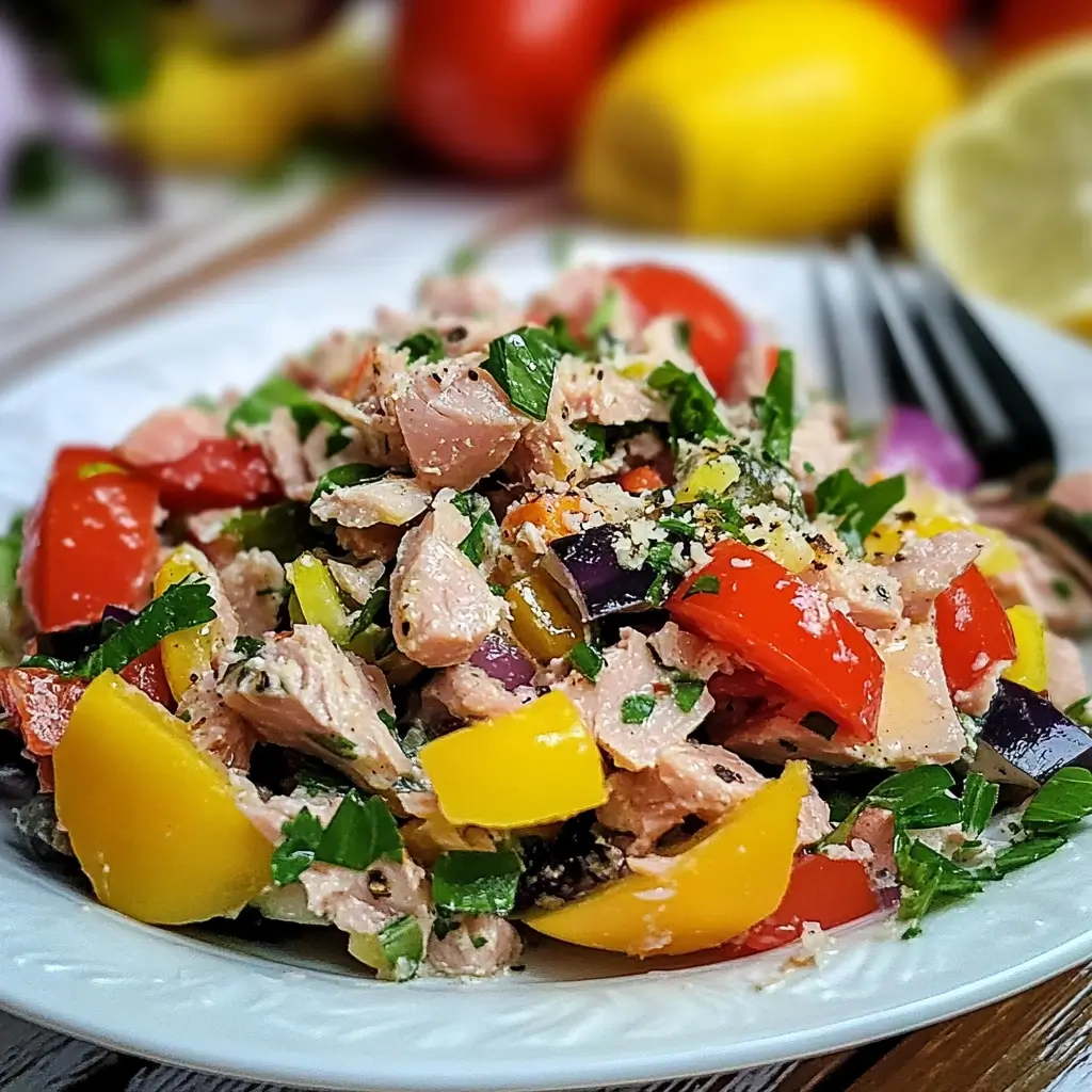 Italian Tuna Salad Recipe - My Tasteful Recipes
