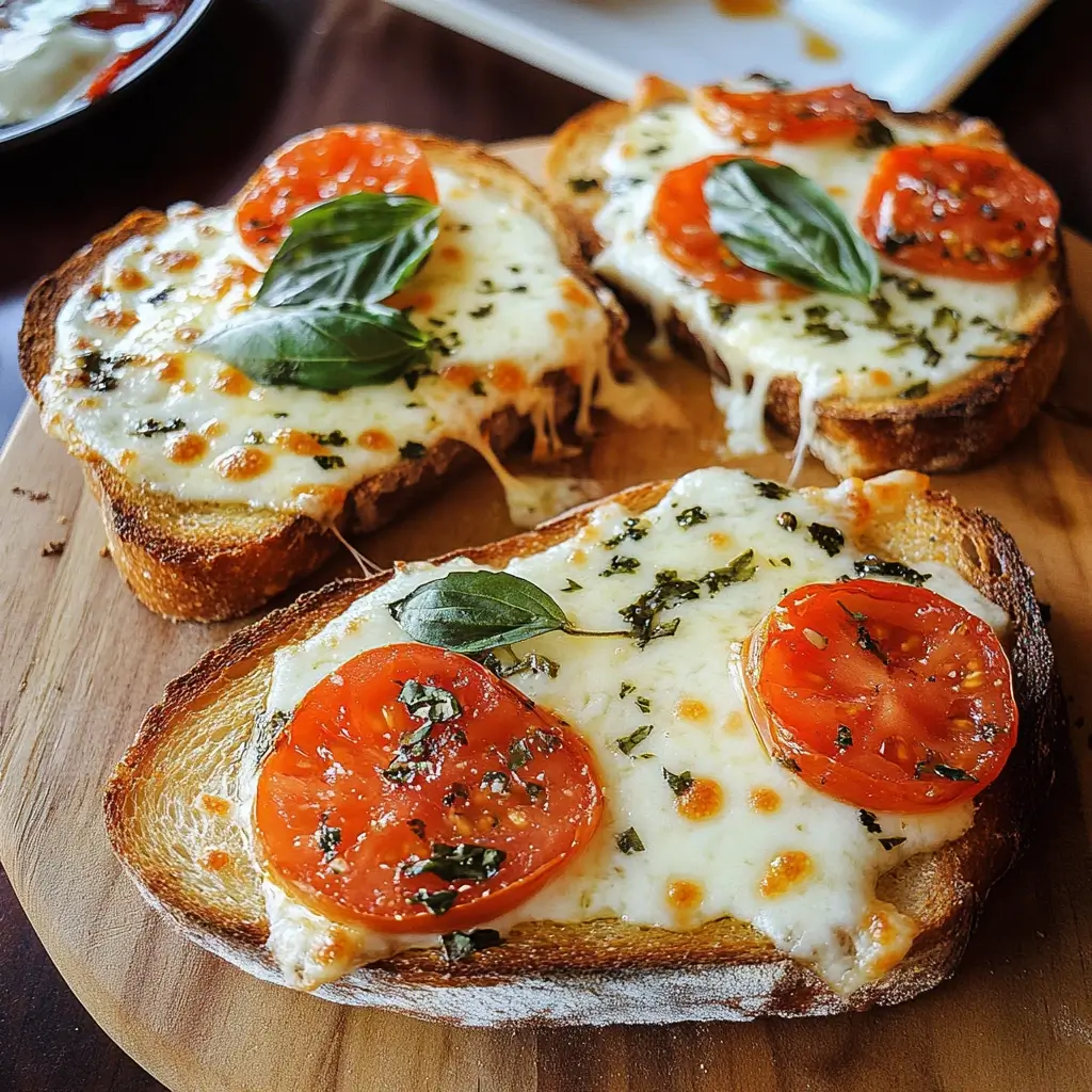 Margherita Pizza Toast Recipe - My Tasteful Recipes