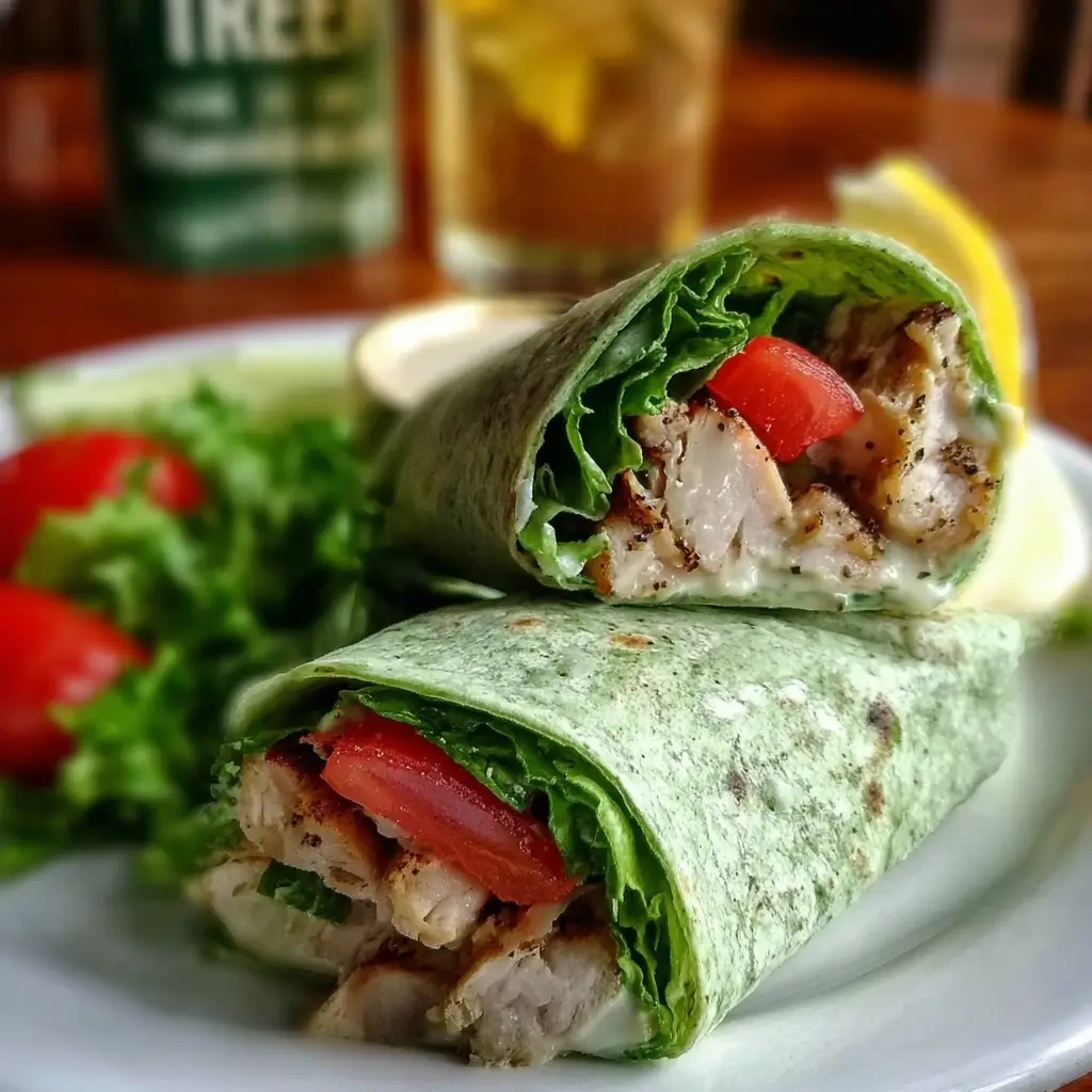 Buttermilk Ranch Chicken Wrap Recipe - My Tasteful Recipes