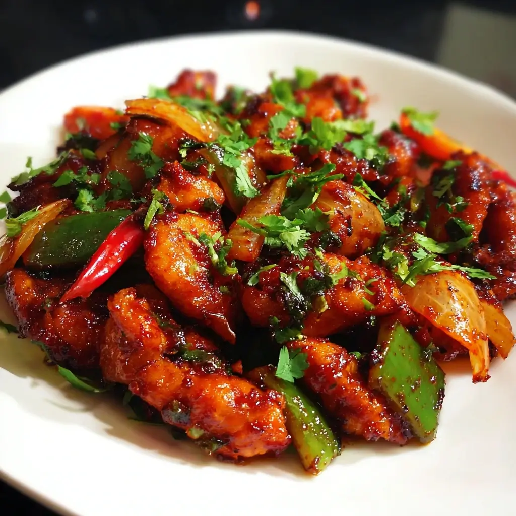 Restaurant-Style Chilli Chicken Recipe - My Tasteful Recipes