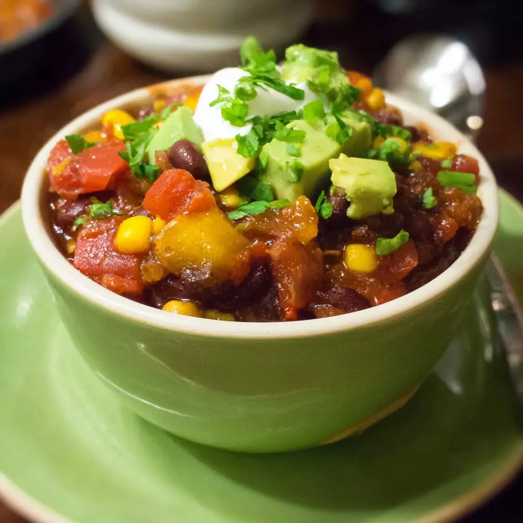 Chipotle Veggie Chili Recipe - My Tasteful Recipes