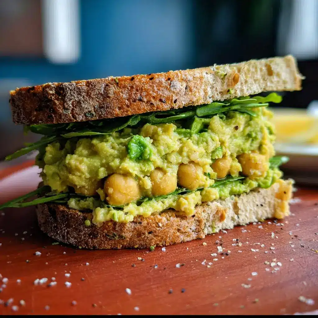 Smashed Chickpea and Avocado Sandwich Recipe - My Tasteful Recipes