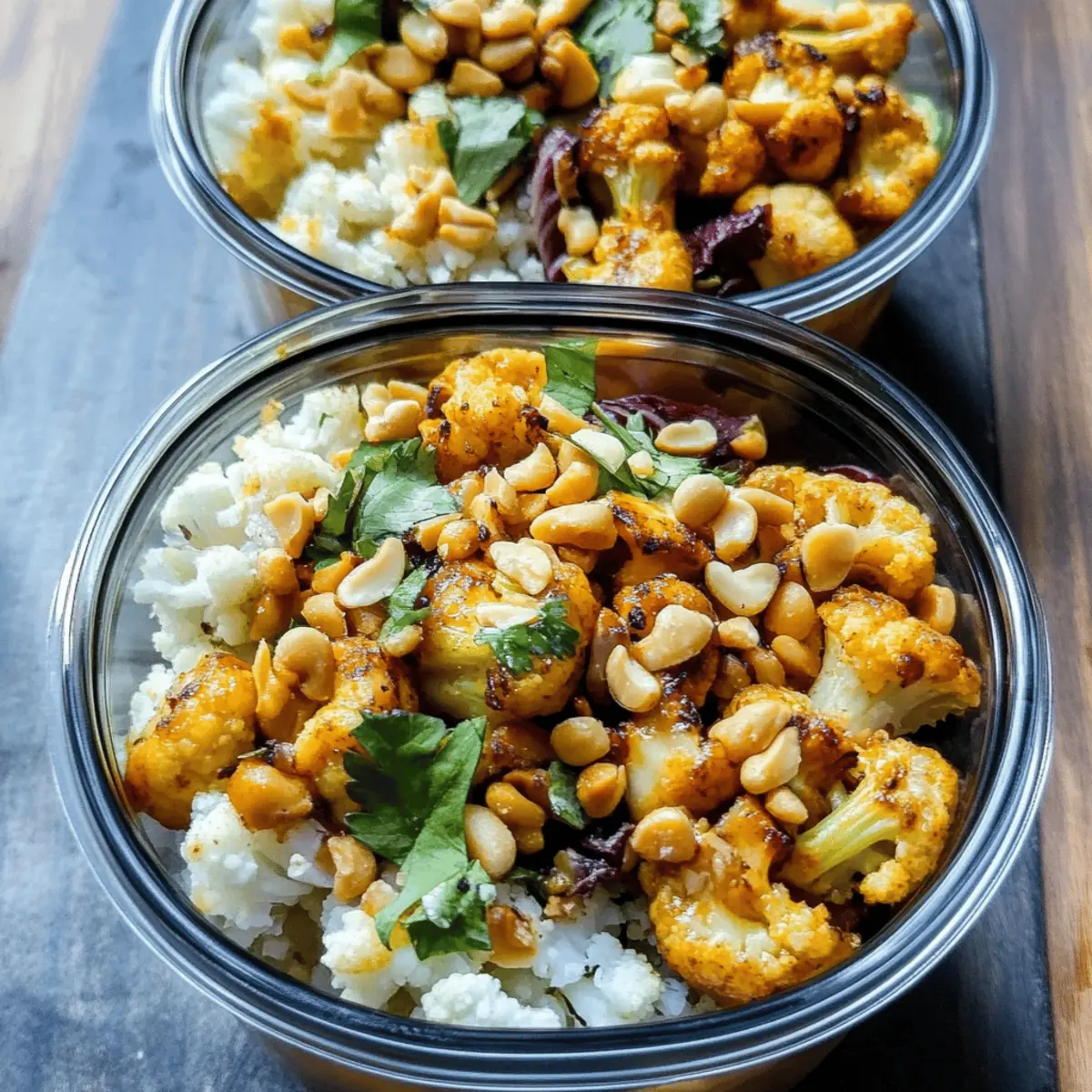 Easy Cauliflower Cashew Lunch Bowls Packed with Bold Flavor - My ...