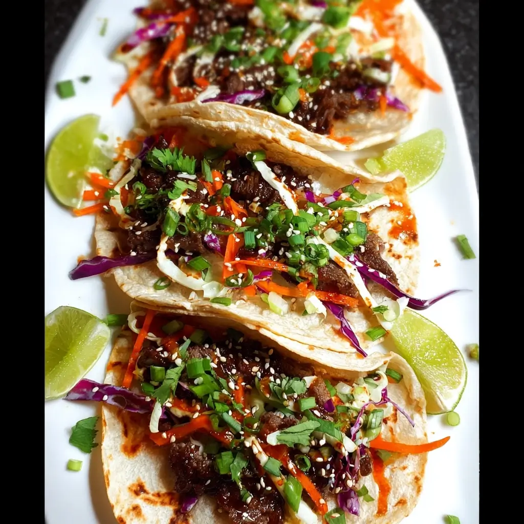 Bulgogi Tacos Recipe - My Tasteful Recipes