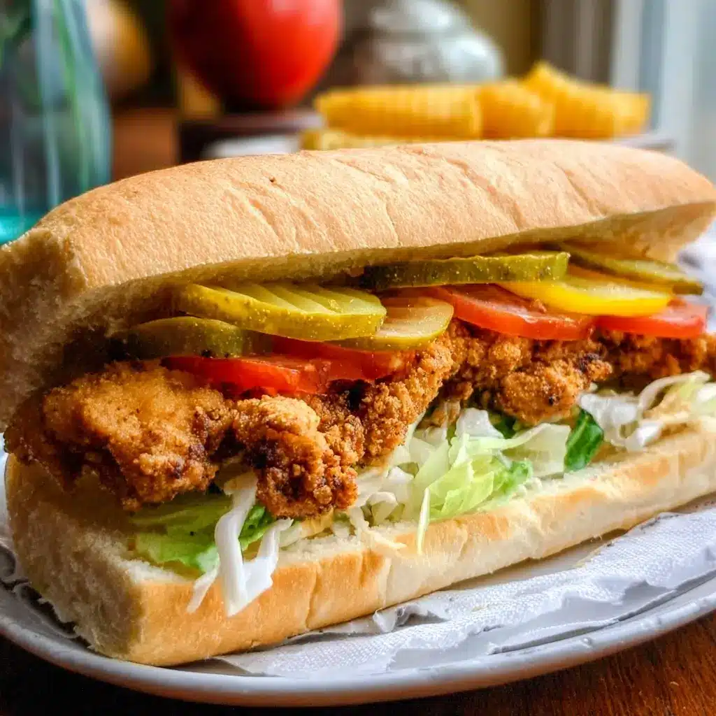 Chicken Po' Boy Recipe - My Tasteful Recipes