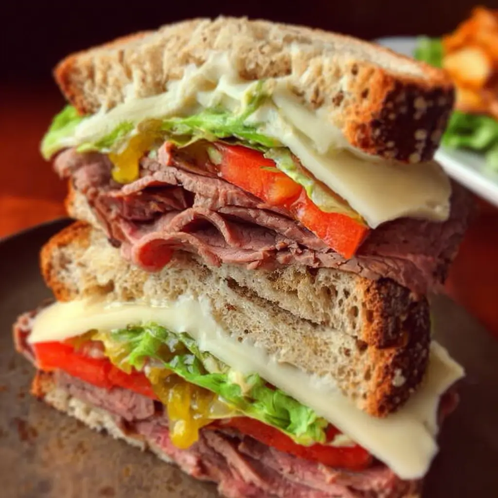 Cold Roast Beef Sandwich Recipe - My Tasteful Recipes