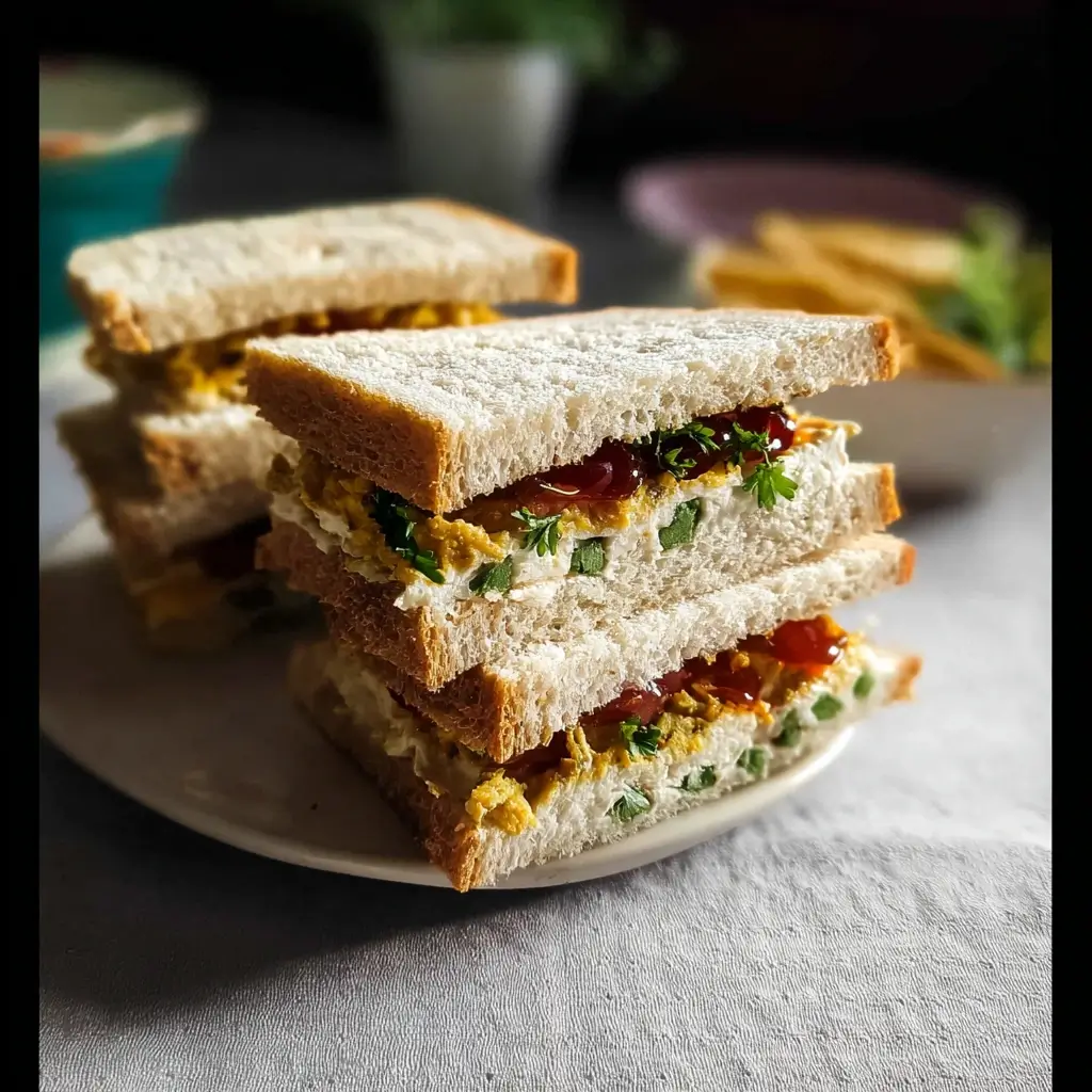 Indian-Style Tea Sandwiches Recipe - My Tasteful Recipes