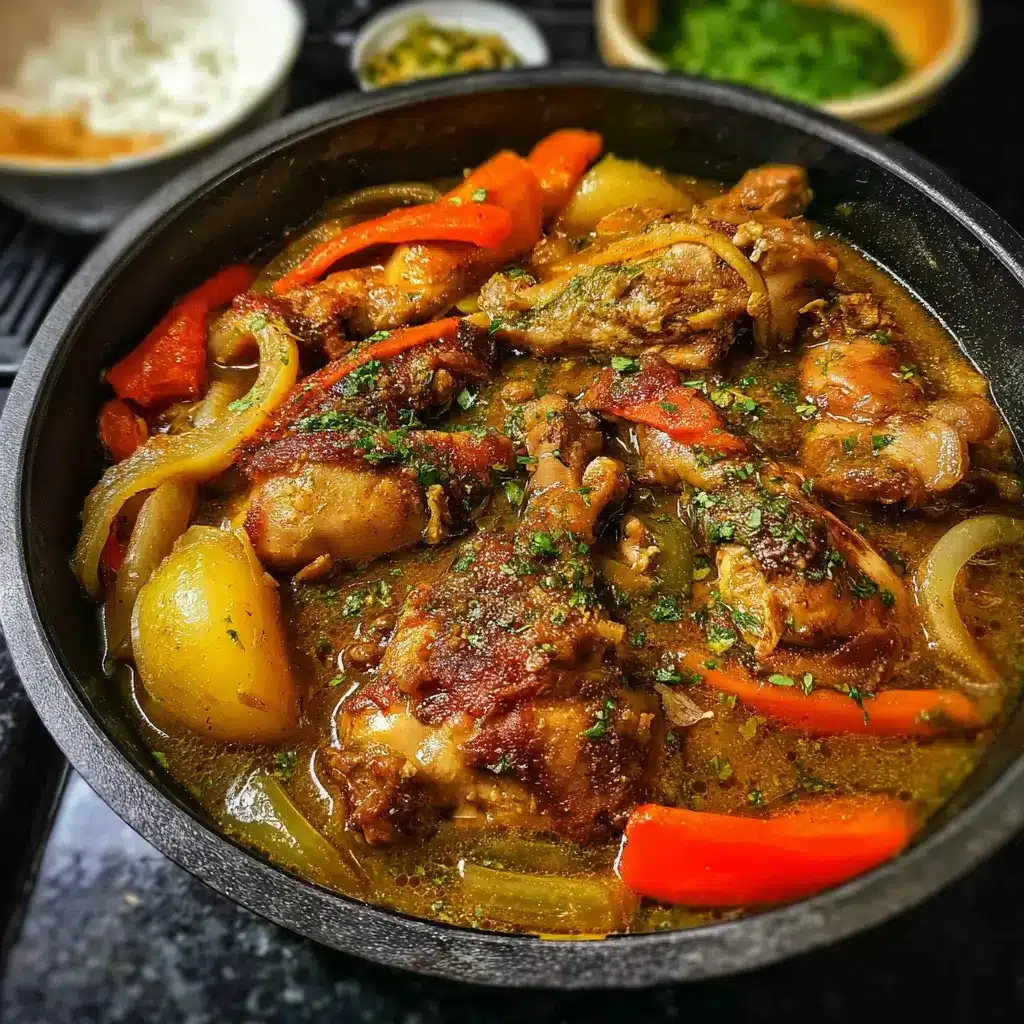 Poul Nan Sos (Haitian Chicken Stew) Recipe - My Tasteful Recipes