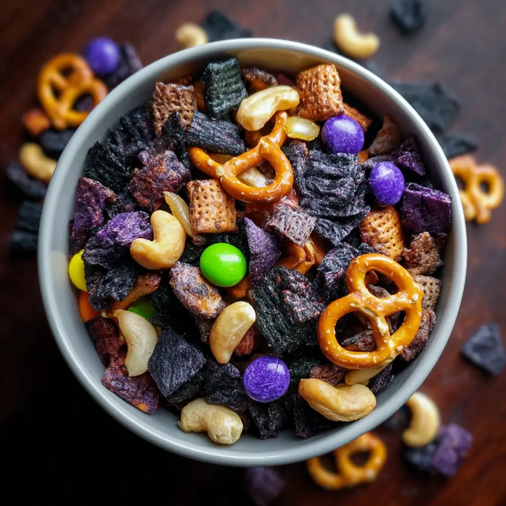 Witch’s Brew Trail Mix Recipe - My Tasteful Recipes