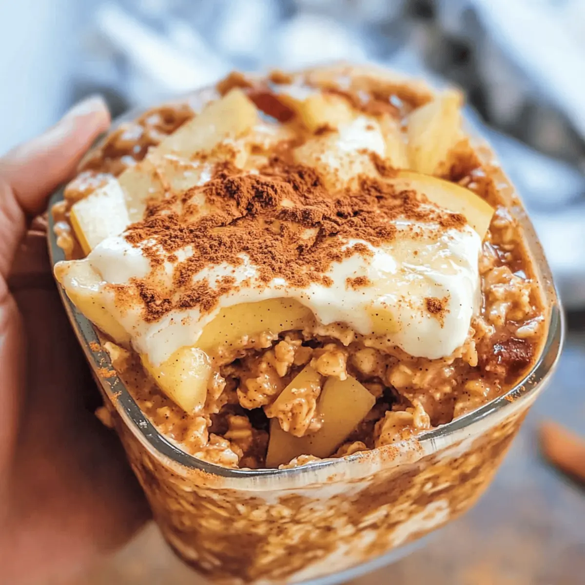 Easy Apple Cinnamon Overnight Oats That Will Boost Your Mornings - My ...
