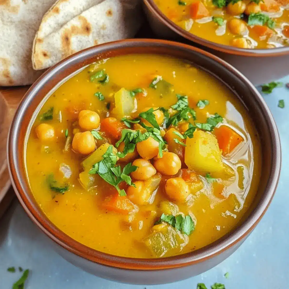 Easy Creamy Chickpea Curry Soup That Warms Your Soul - My Tasteful Recipes