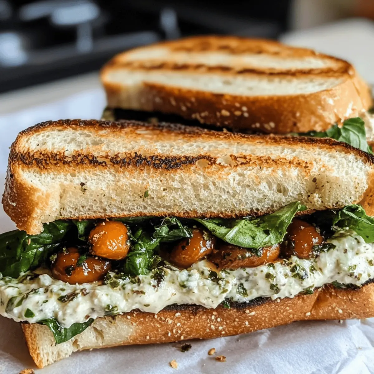 Easy Mediterranean Goat Cheese Sandwich with Luscious Herbed Mayo - My ...
