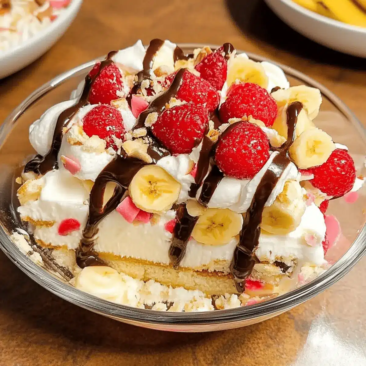 Easy No Bake Banana Split Dessert That Melts in Your Mouth - My ...