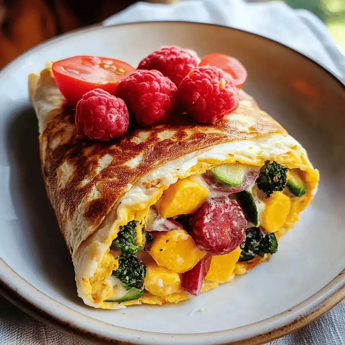 Easy Veggie Omelet Wrap Recipe Packed with Bold Flavor - My Tasteful ...