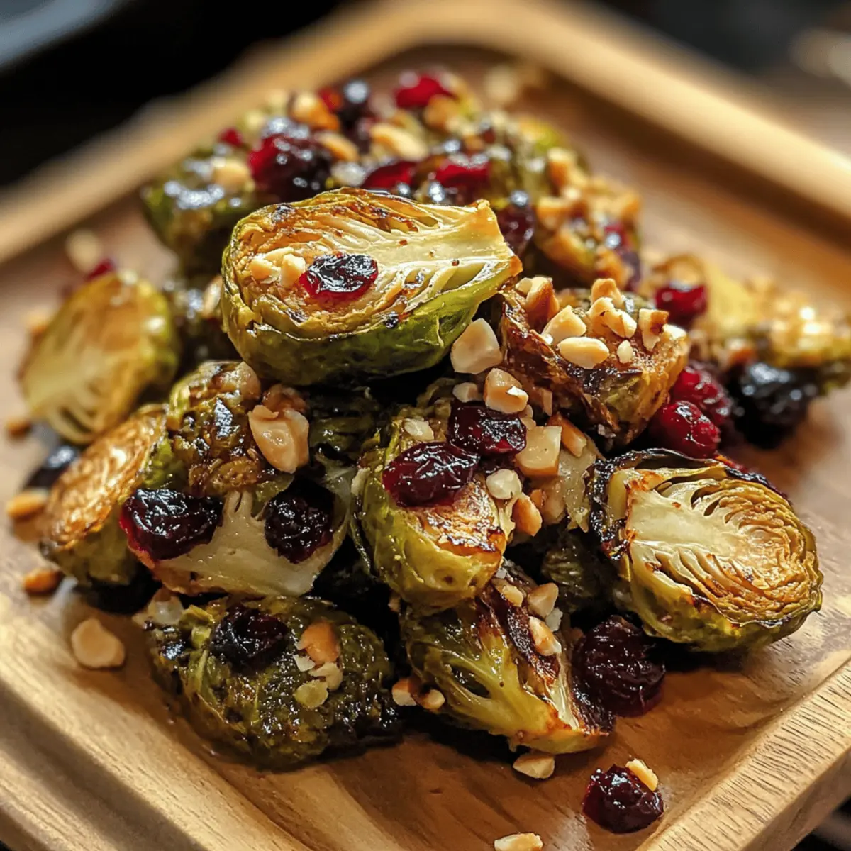 Easy Roasted Brussels Sprouts with Cranberries for Bold Flavor - My ...