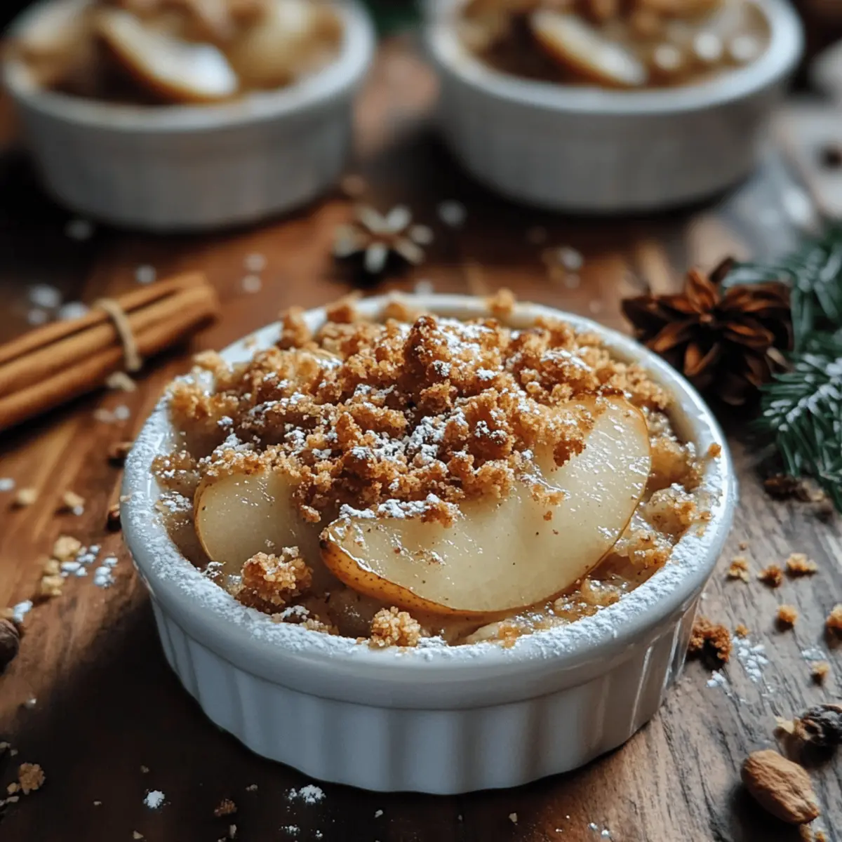 Easy Festive Pear Crumble Recipe That Feels Like Home - My Tasteful Recipes