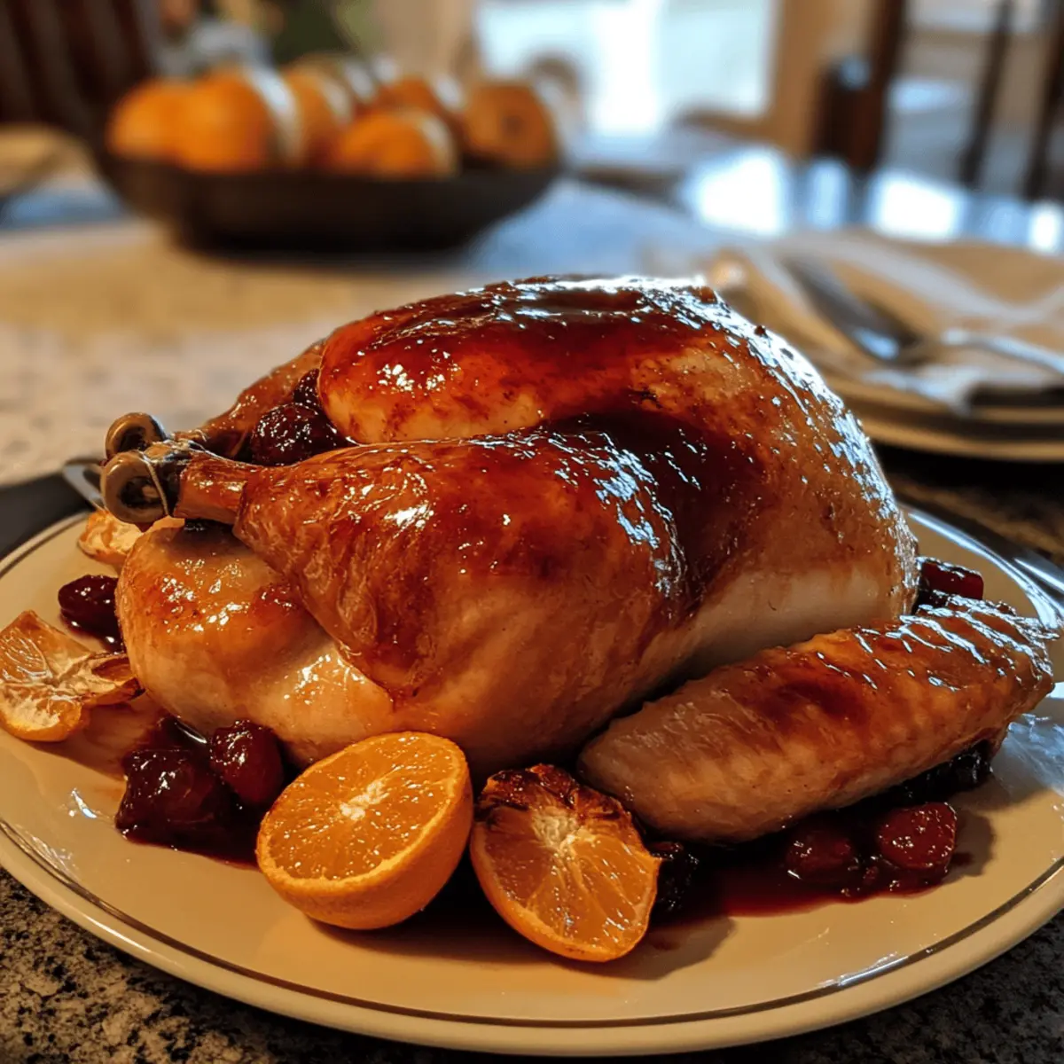 Easy Juicy Cranberry Orange Glazed Turkey That Wows Every Time - My ...