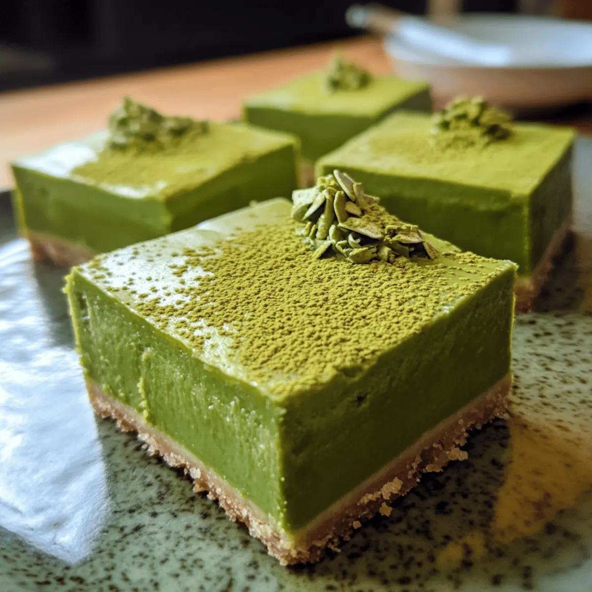 Easy Japanese Matcha Cheesecake Bars for Creamy, Blissful Bites - My ...