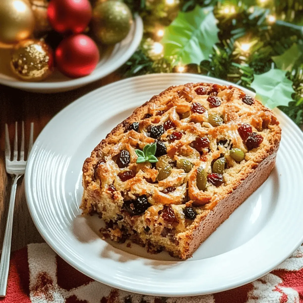 Irresistible Christmas Fruitcake Loaf Recipe to Brighten Your Holidays - My Tasteful Recipes