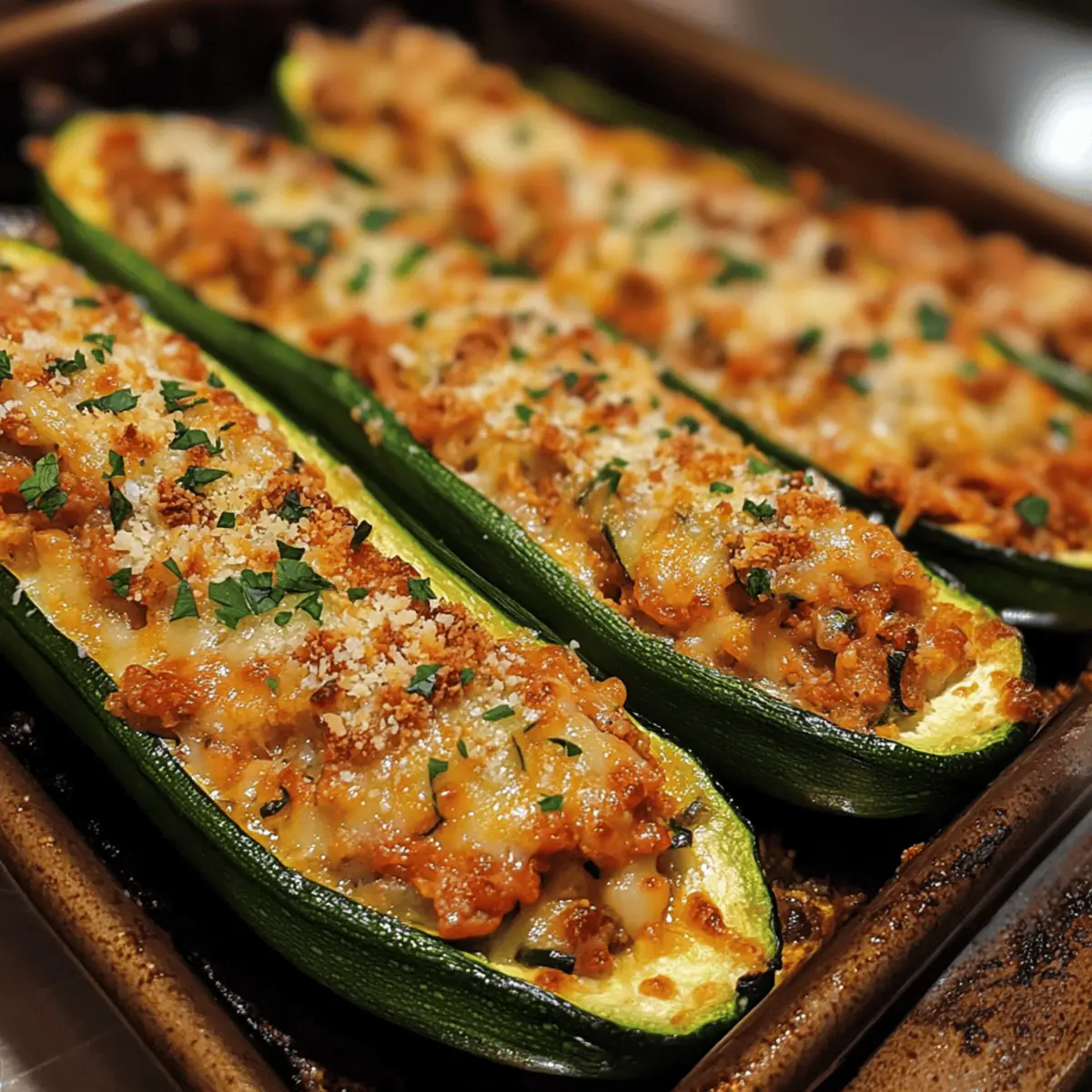 Easy Baked Stuffed Zucchini Boats That Will Wow Your Tastebuds - My ...