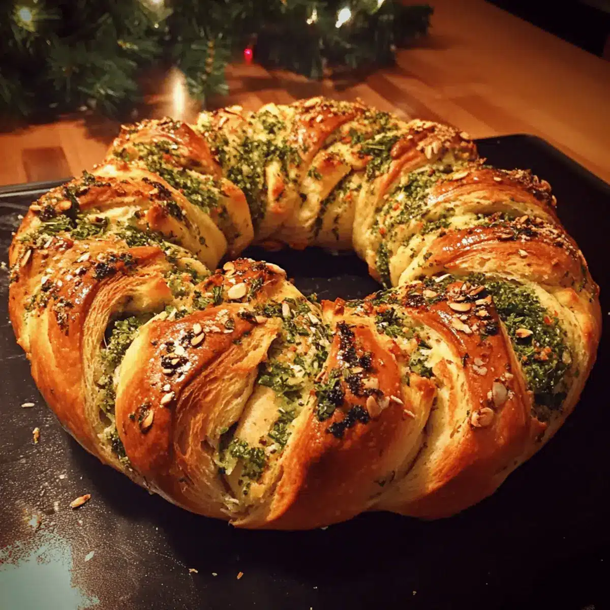 Easy Christmas Savory Herb Bread Wreath That Everyone Will Love - My ...