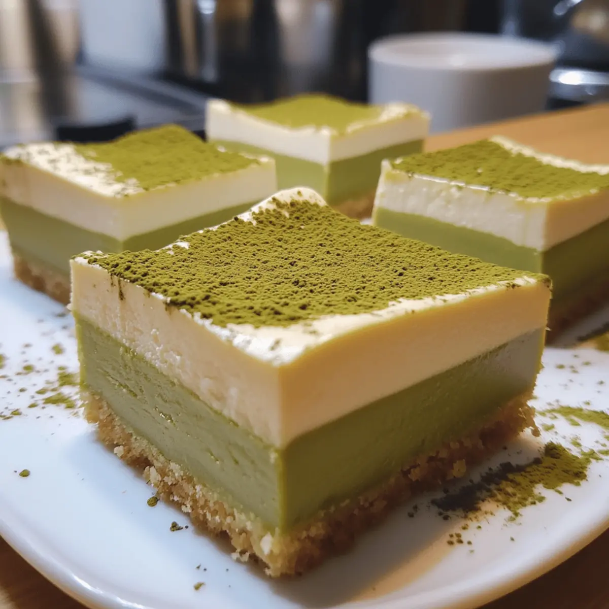 Easy Japanese Matcha Cheesecake Bars for Creamy, Blissful Bites - My ...