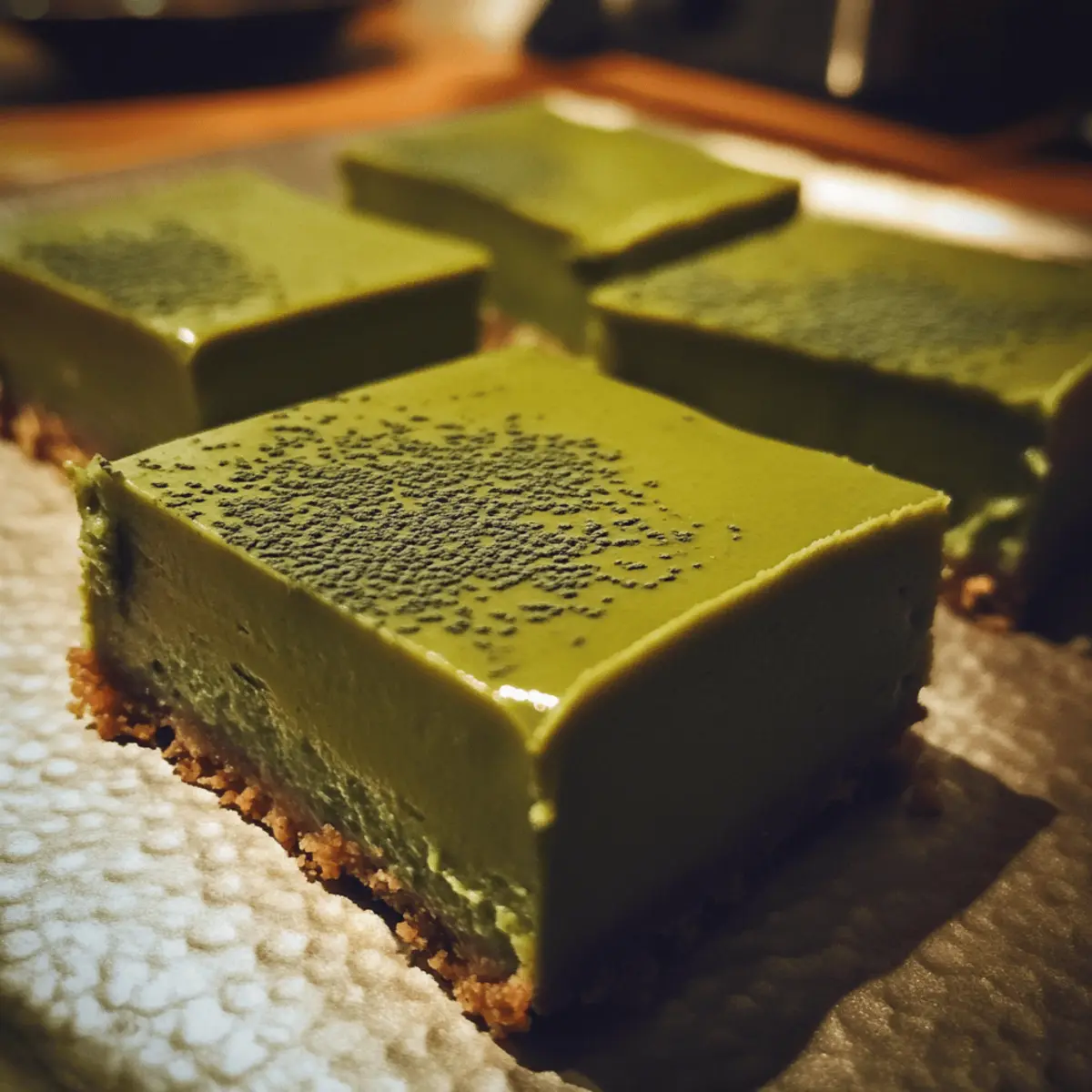 Easy Japanese Matcha Cheesecake Bars for Creamy, Blissful Bites - My ...