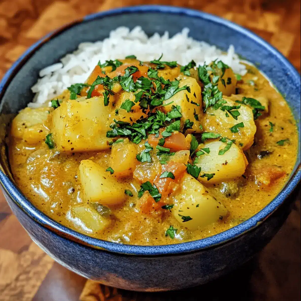 Easy Coconut Curry Potato Crockpot Stew with Bold, Comforting Flavors ...