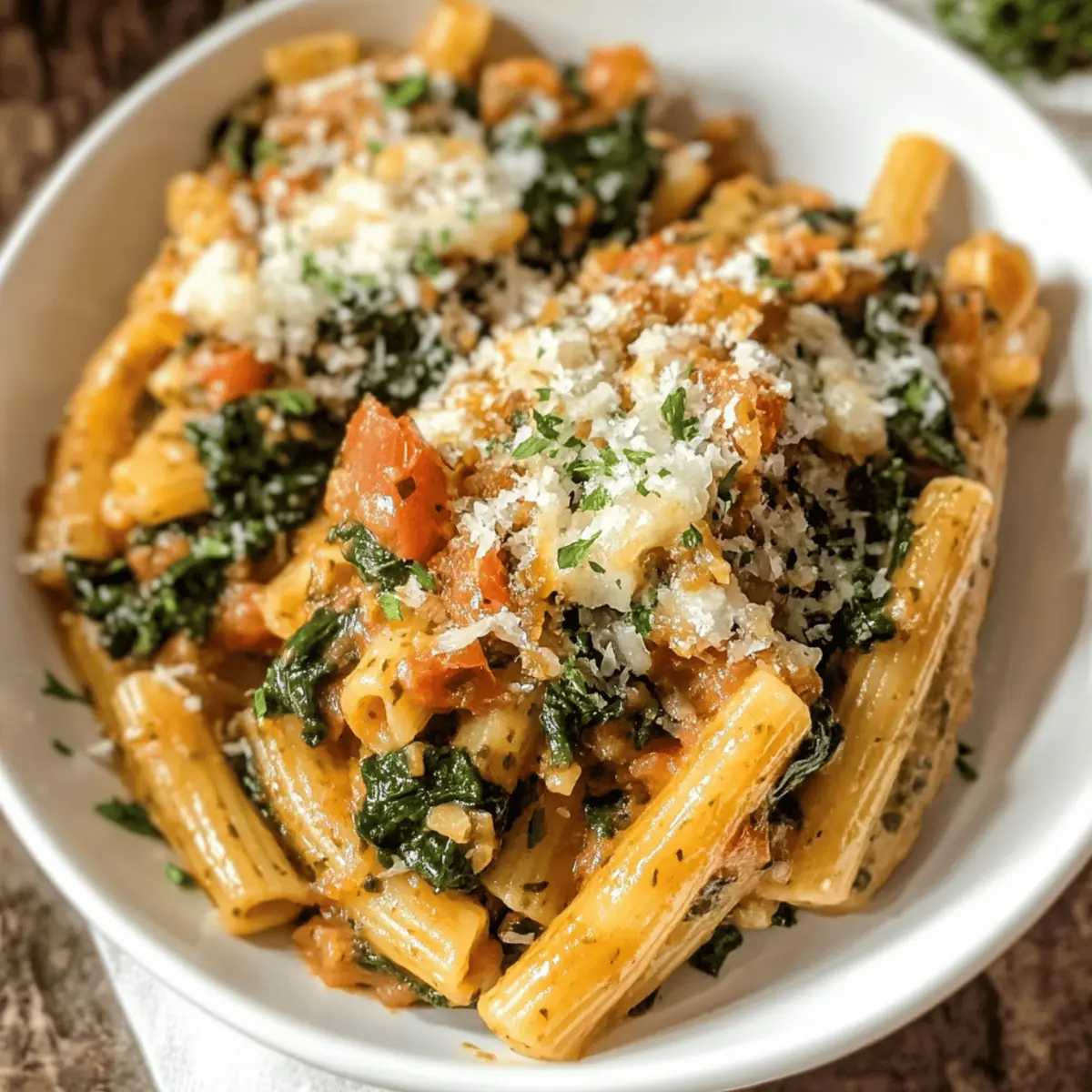 Easy Budget Spinach Tomato Pasta That’s Packed with Flavor - My ...