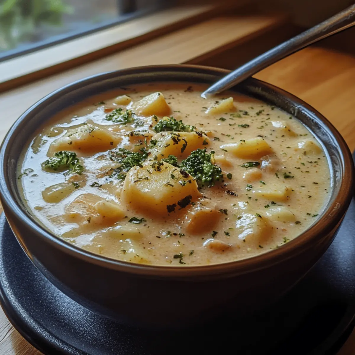 Easy Slow Cooker Potato Chowder Recipe Without Tomato or Broccoli - My ...