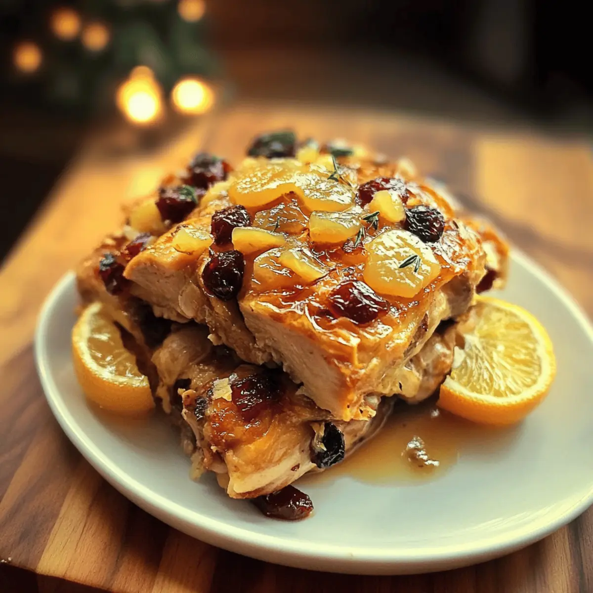 Easy Christmas Ginger Citrus Chicken with Juicy Holiday Flavor - My ...
