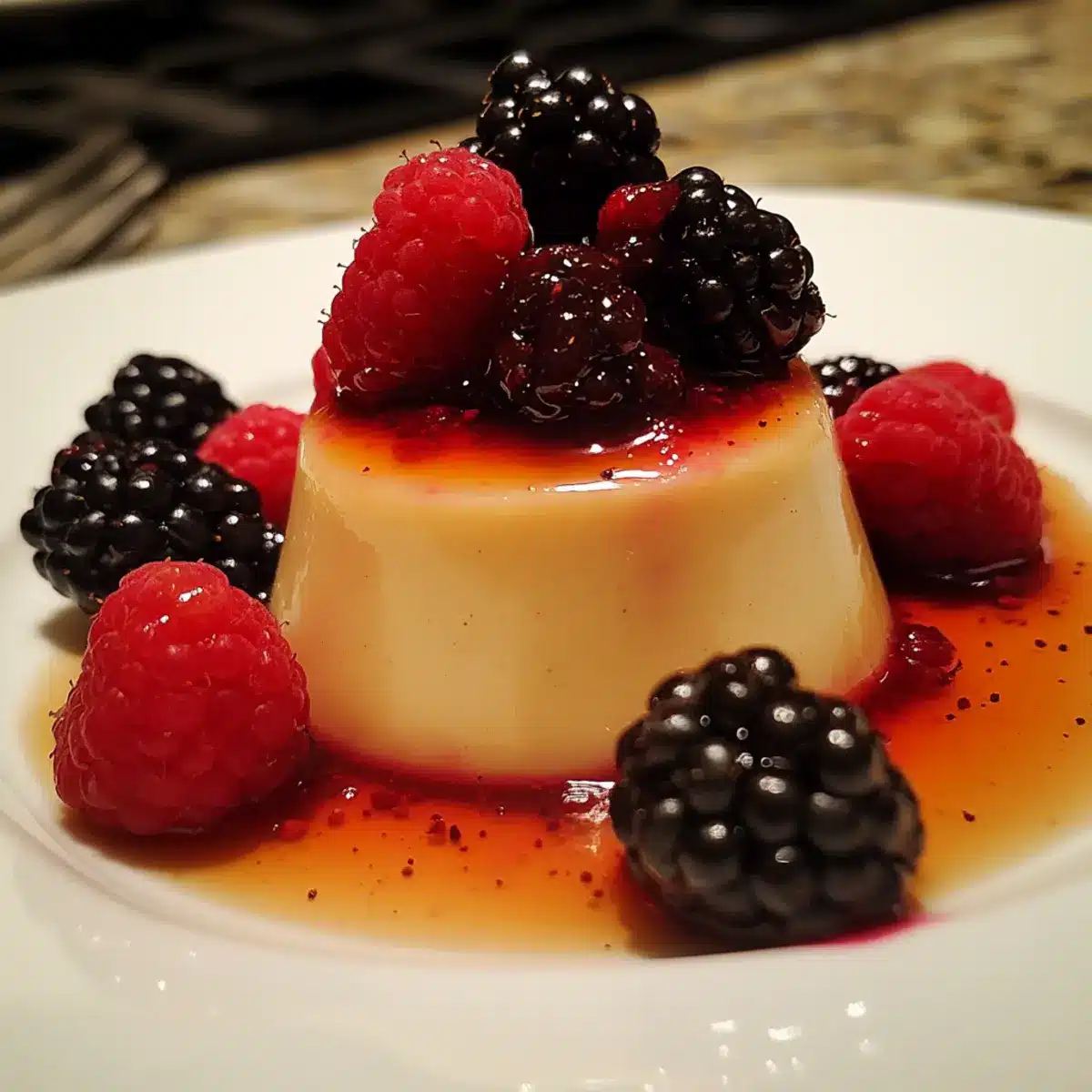 Easy Vanilla Honey Panna Cotta with Berries for Sweet Bliss - My ...