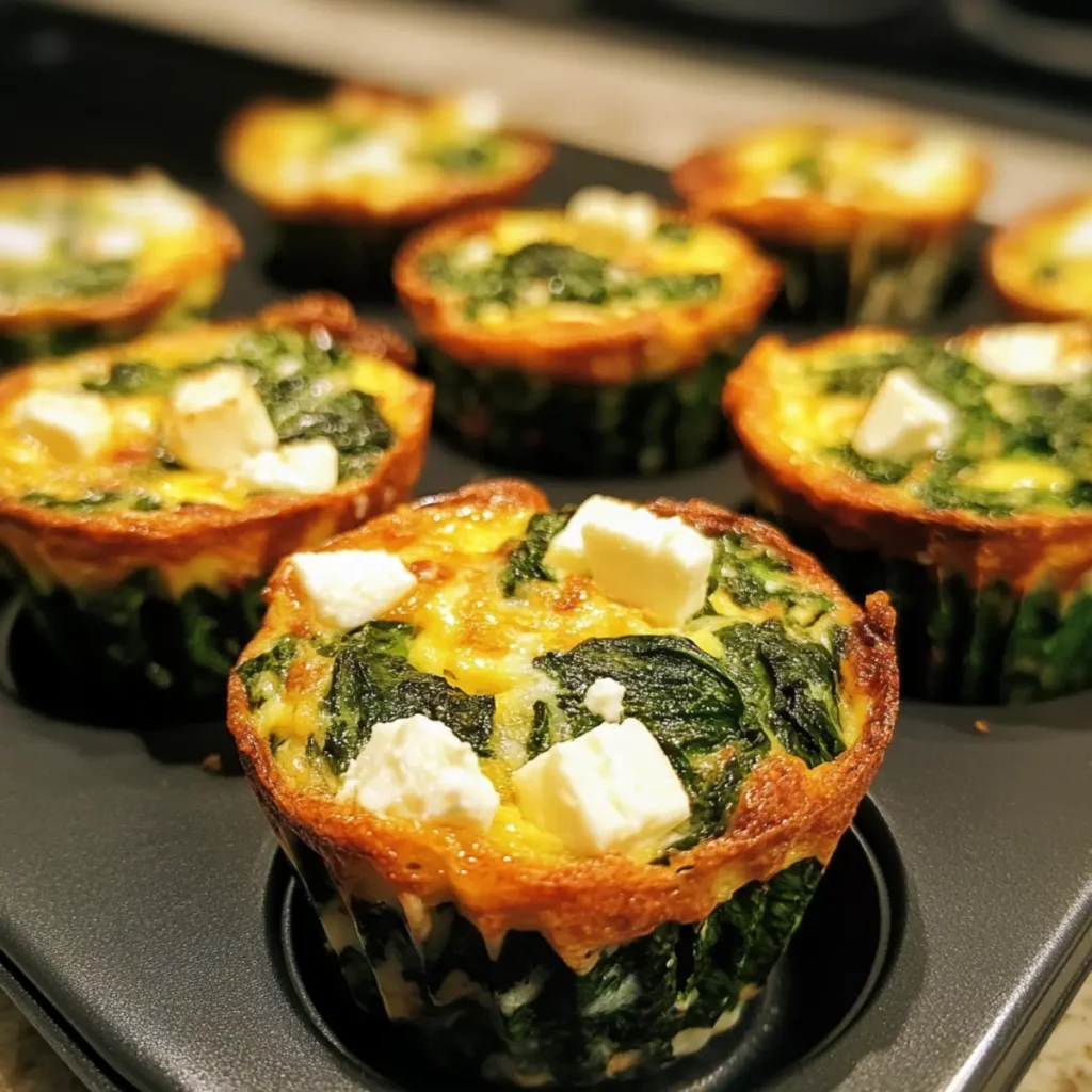Easy Spinach and Feta Egg Muffins Recipe for Quick, Healthy Mornings ...