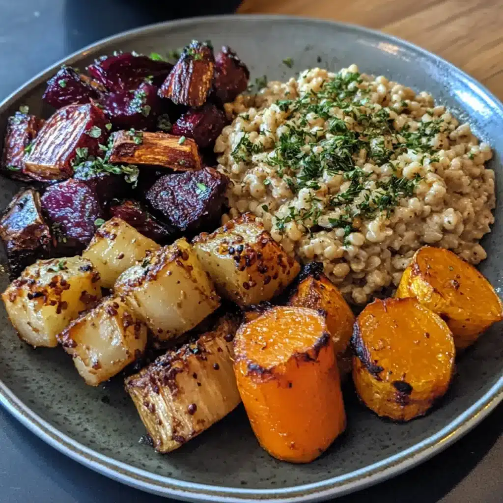 Best Roasted Root & Creamed Grain Plate Recipe for Cozy Meals - My ...